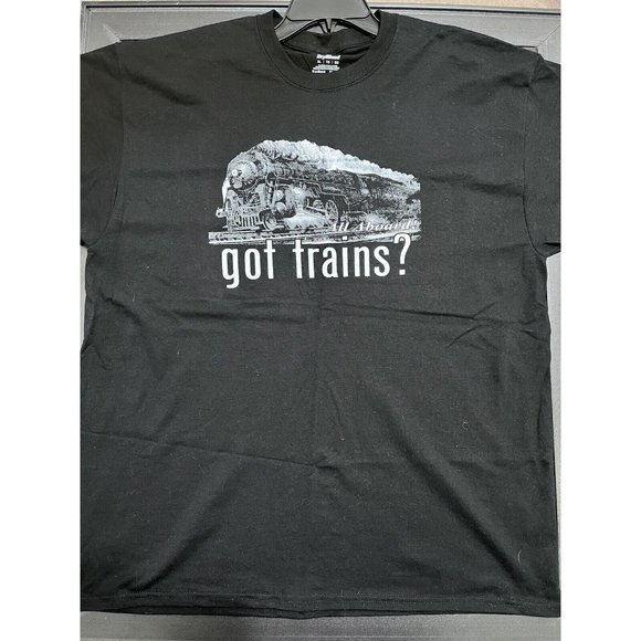 Gildan | Shirts | Got Trains Tshirt Size Xl Locomotive Tee Shirt Steam ...